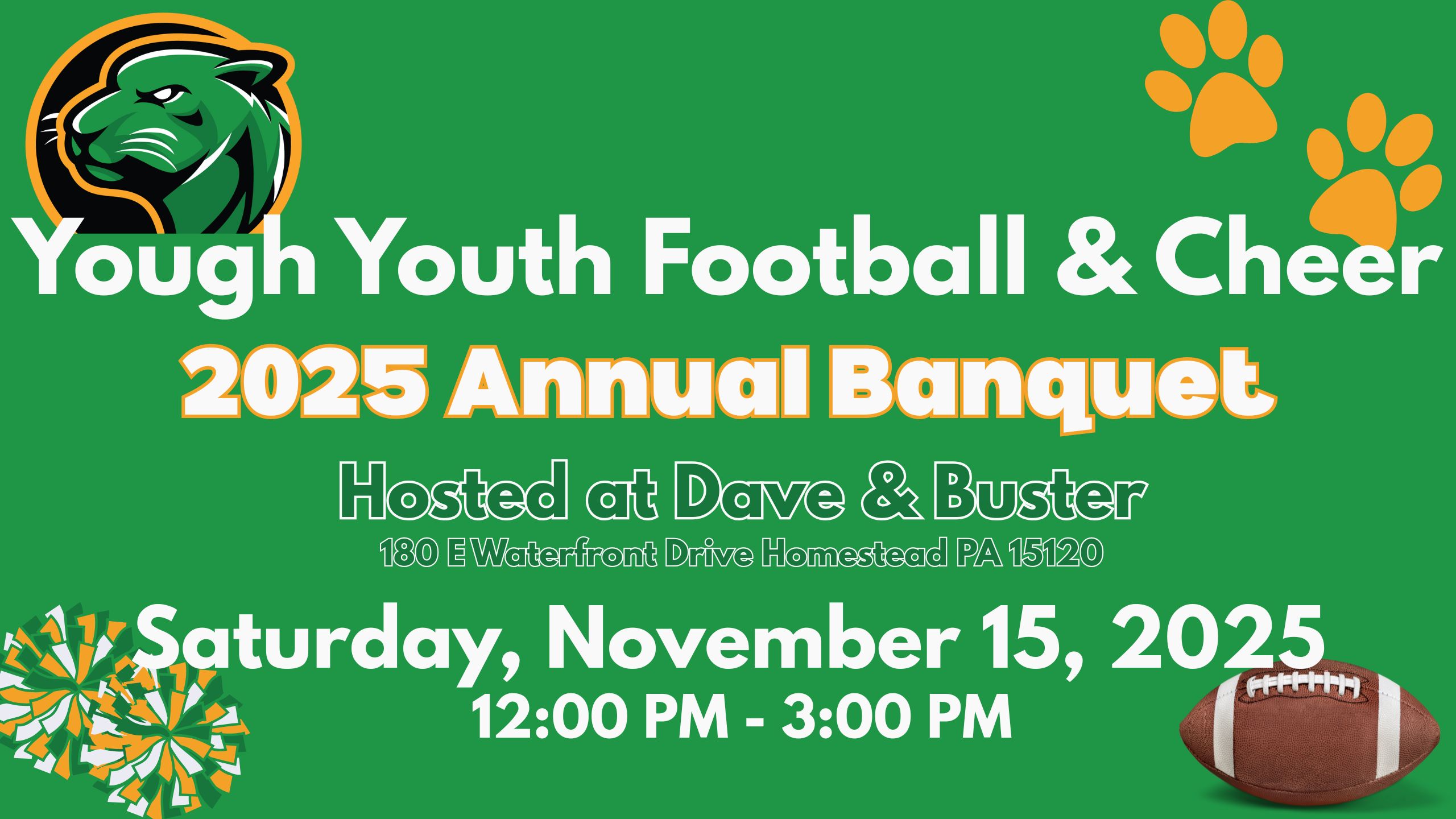 Yough Youth Football & Cheer – Proud Tradition Since 1964