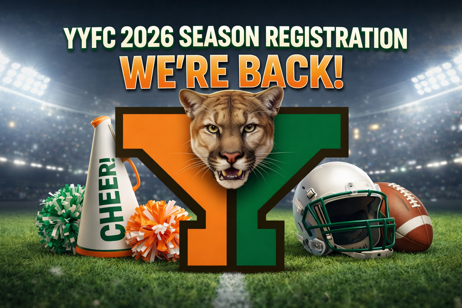 YYFC 2026 Season Registration NOW OPEN! – Yough Youth Football & Cheer